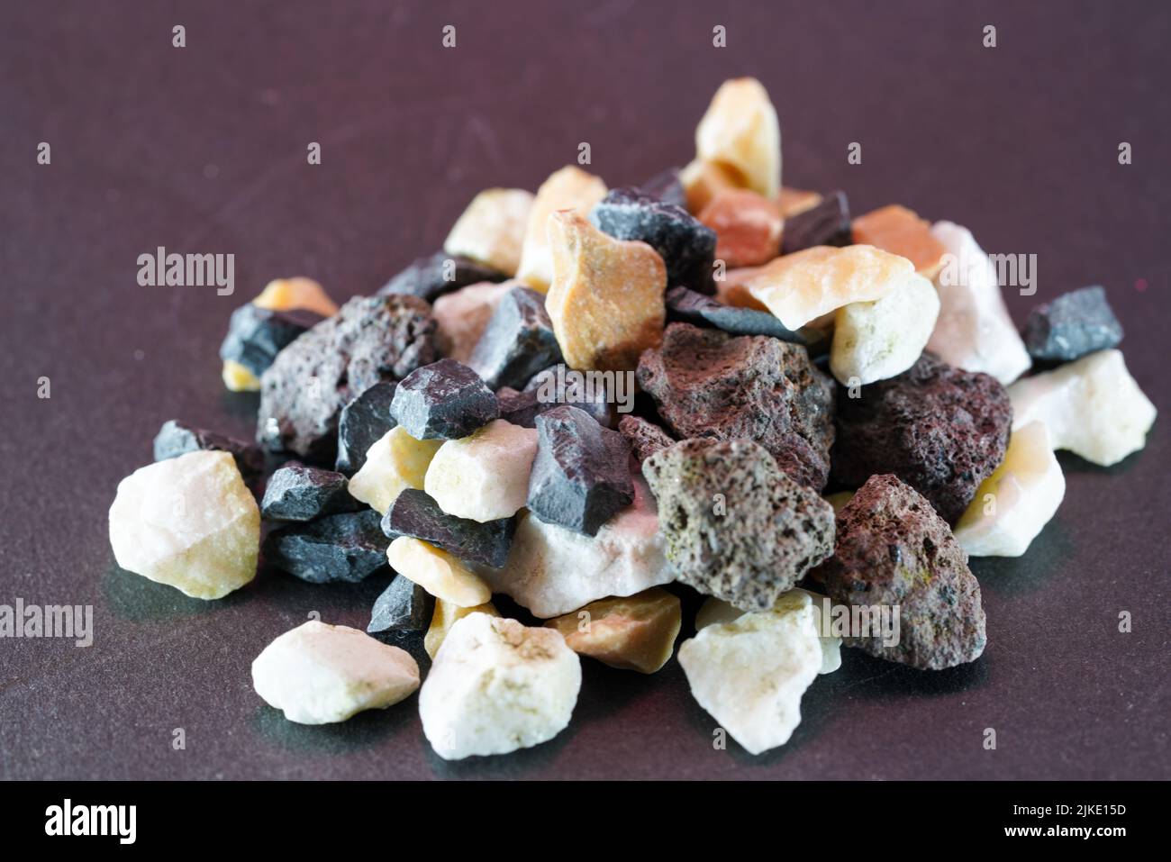 Searched for stones in the quarry and photographed them in the studio ...
