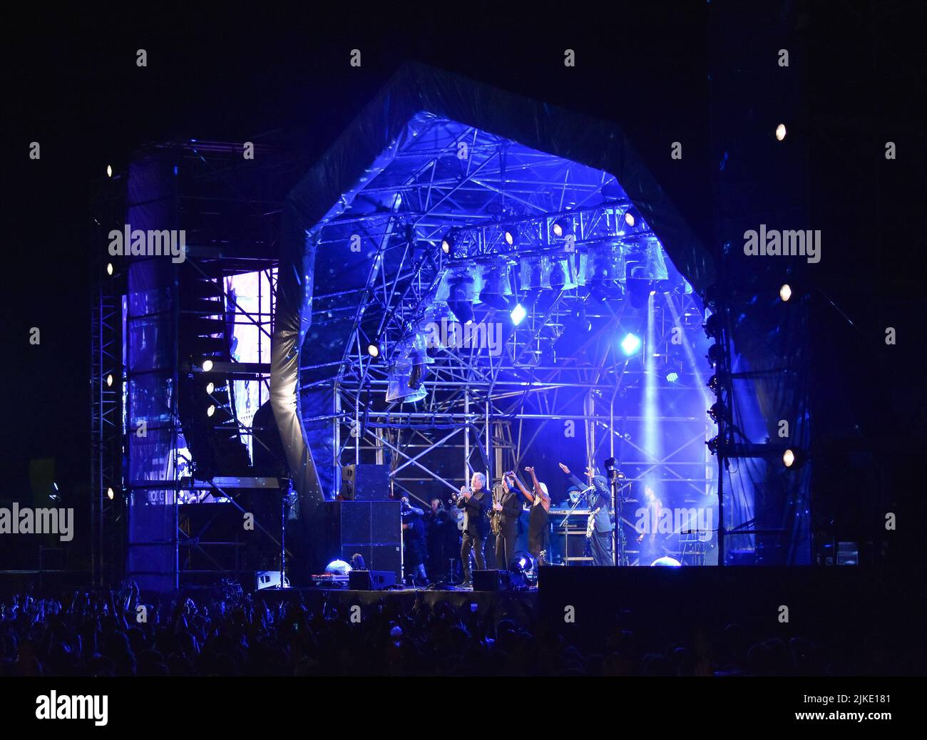 Nile Rodgers And Chic Performing Live On Stage In Concert, Day 3 Of ...