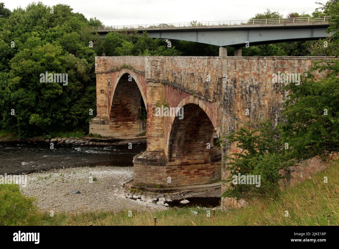 Leaderfoot bridges hi-res stock photography and images - Alamy