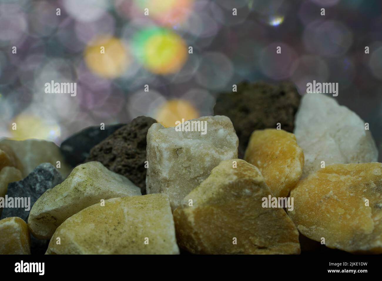 Searched for stones in the quarry and photographed them in the studio ...