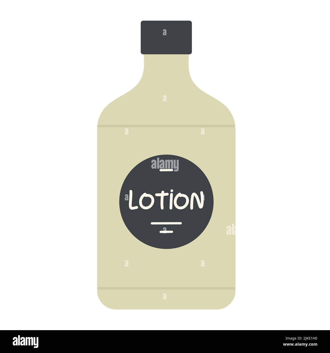 Natural cosmetic lotion bottle. Organic body care treatments, herbal ...