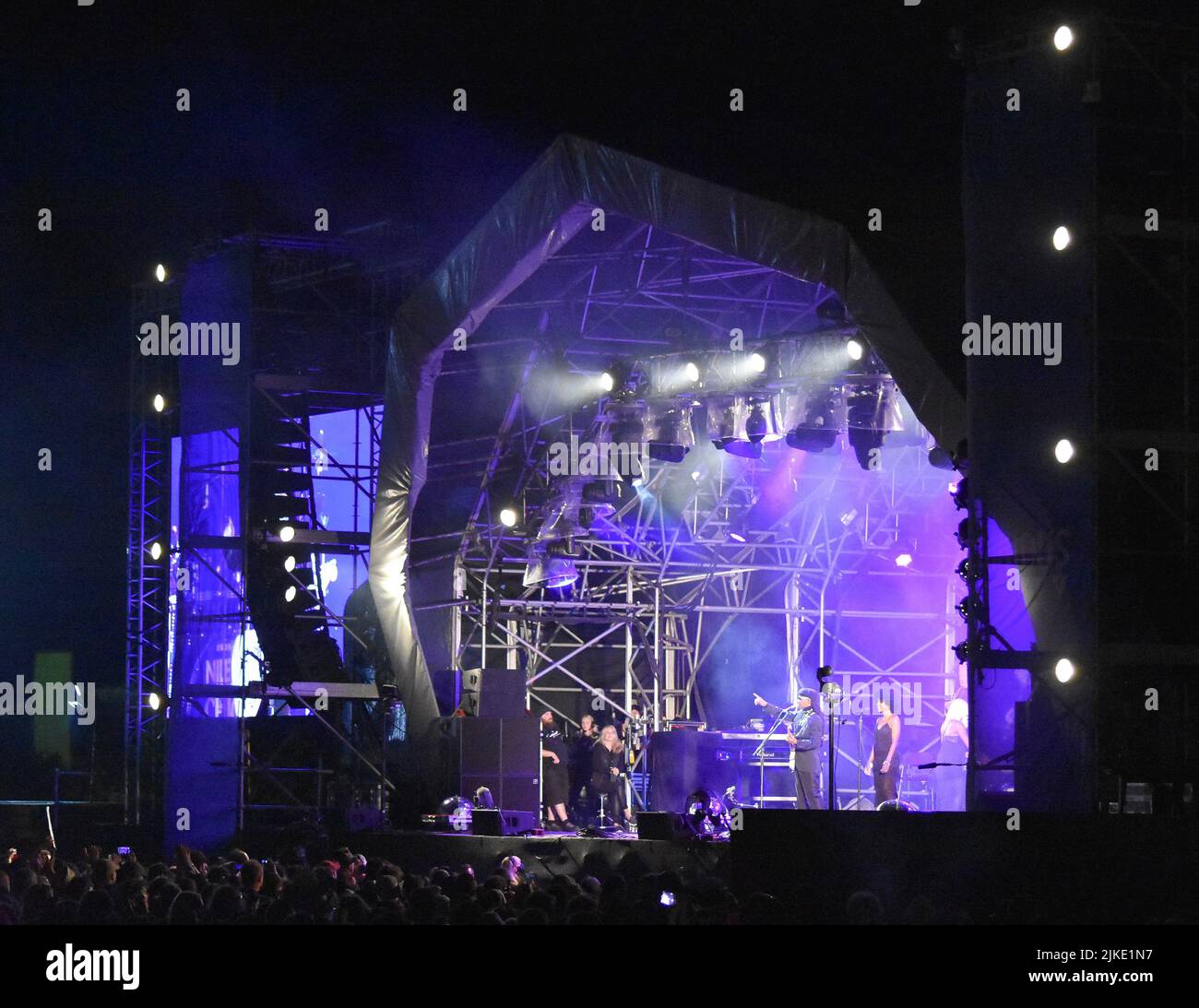 Nile Rodgers And Chic Performing Live On Stage In Concert, Day 3 Of ...