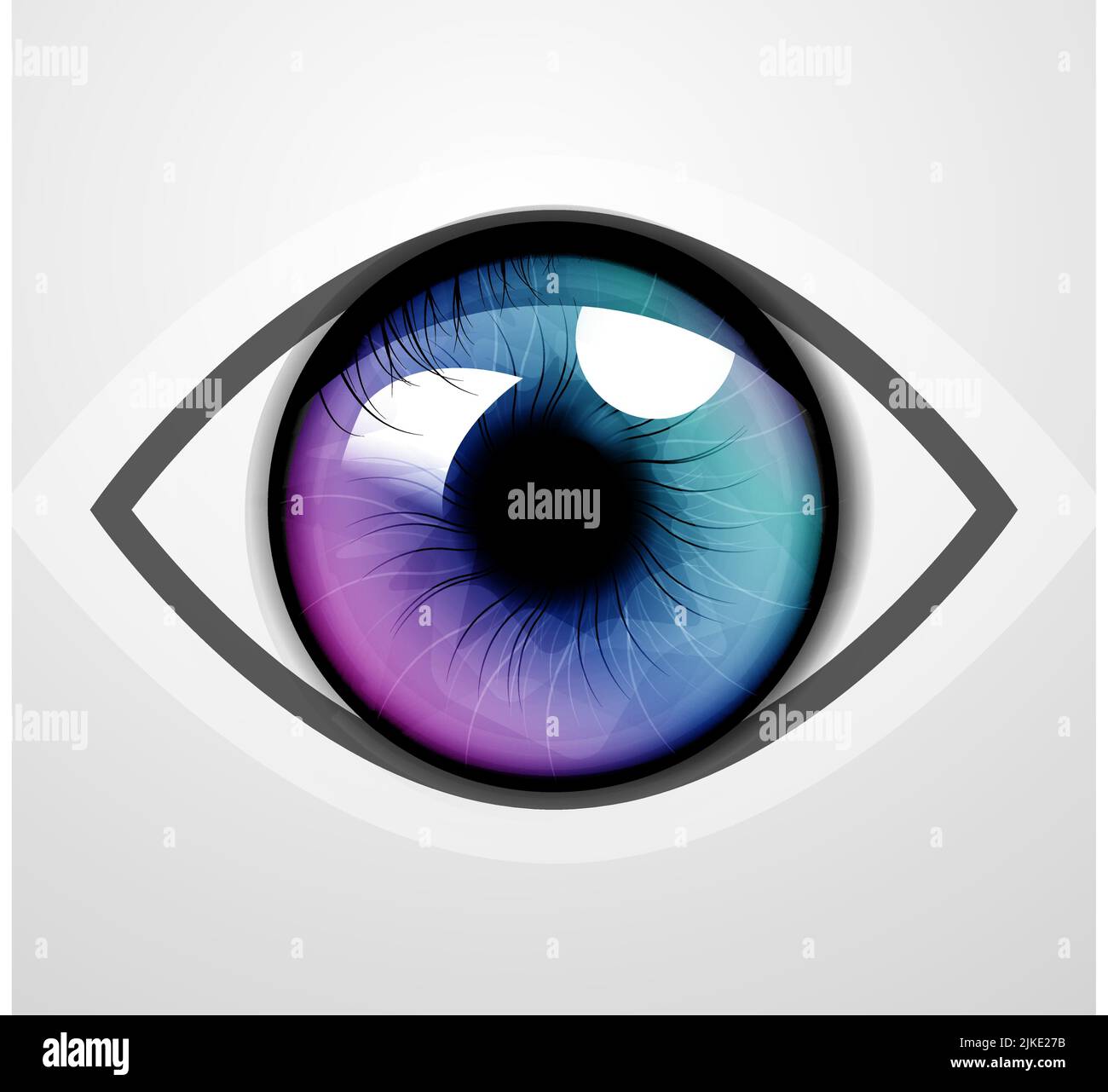 Eye vector vector vectors hi-res stock photography and images - Alamy