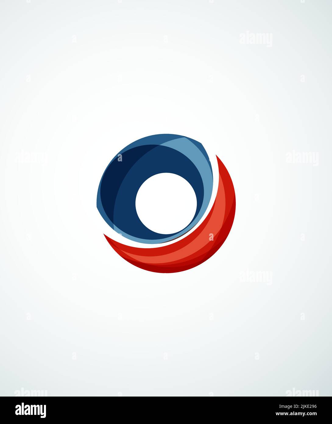 Letter company logo design. Clean modern abstract concept made of ...