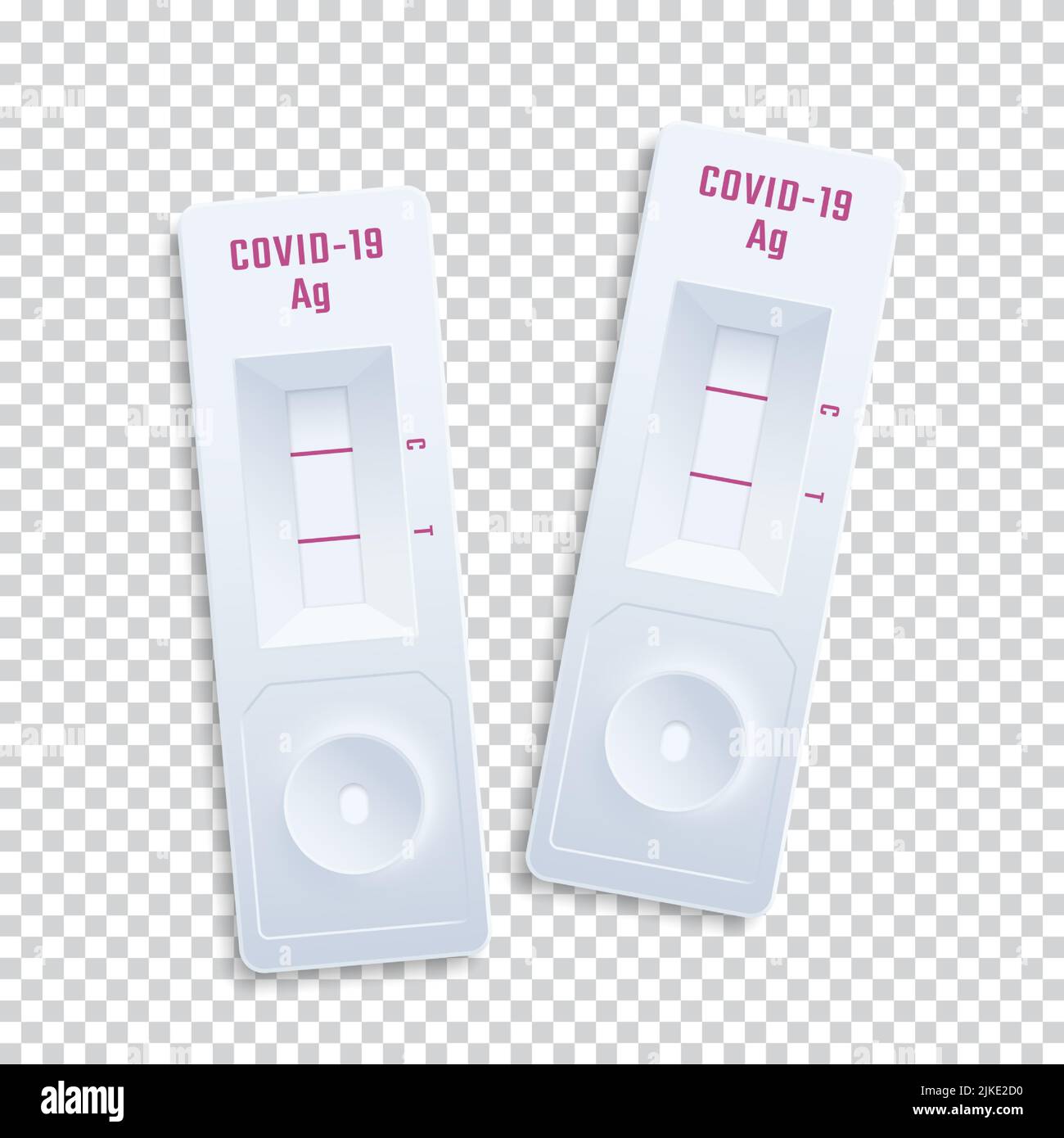 Covid-19 Antigen Fast Self Tests Realistic 3d Vector Illustration ...