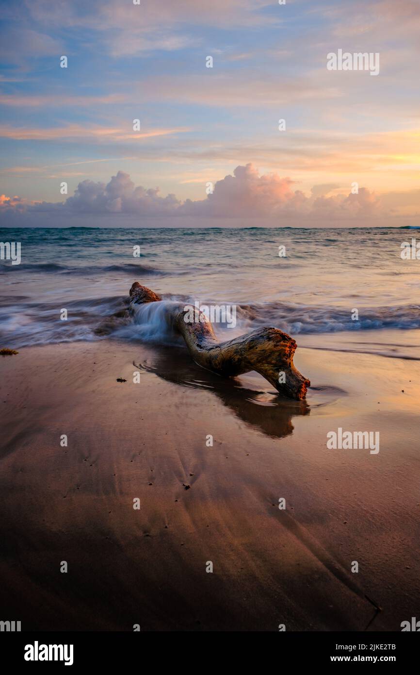 Beach Sunset Dominican Republic Stock Photo - Alamy