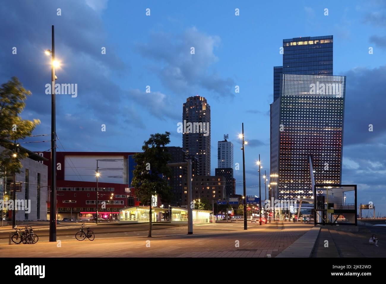 Toren op Zuid or the Tower on South or the KPN Tower (Renzo Piano ...