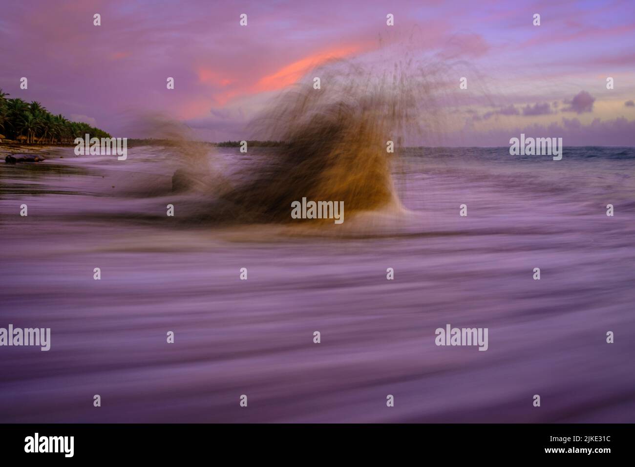 Beach Sunset Dominican Republic Stock Photo - Alamy