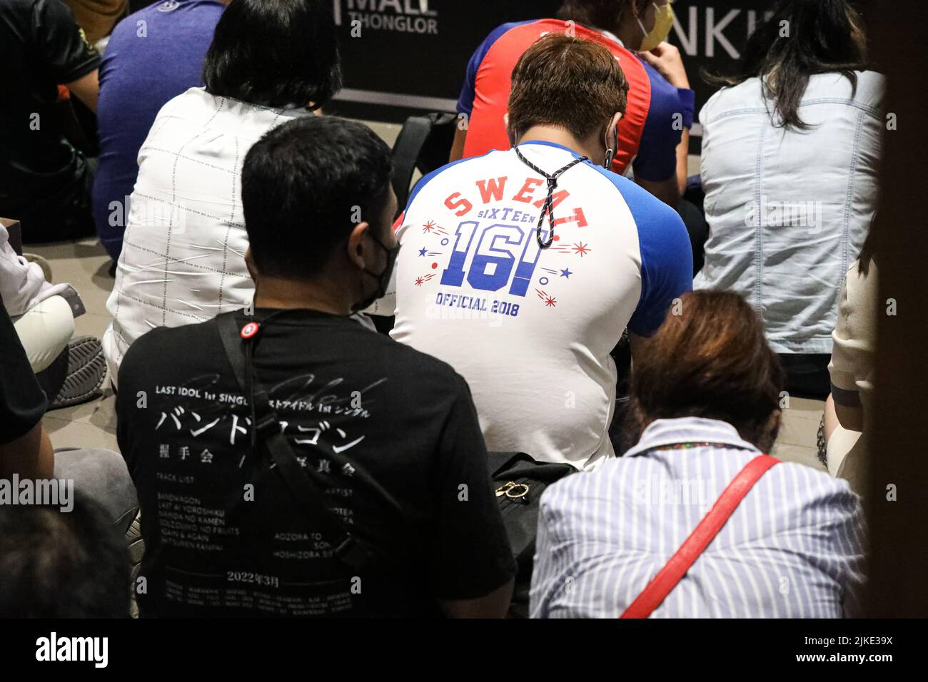Bangkok, Thailand. 31st July, 2022. Idol fan club Sweat16 bought ...