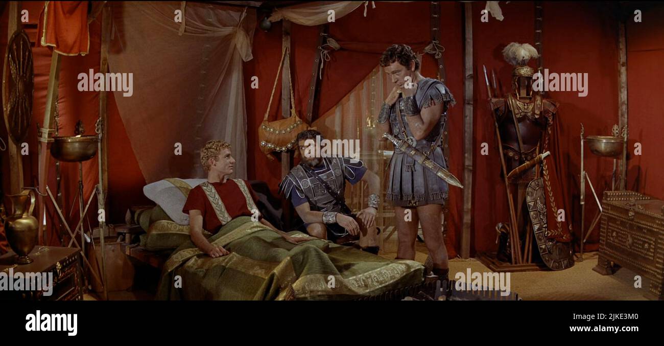 Los Angeles.CA.USA. Roddy McDowall (as Octavian Caesar), Andrew Keir ...