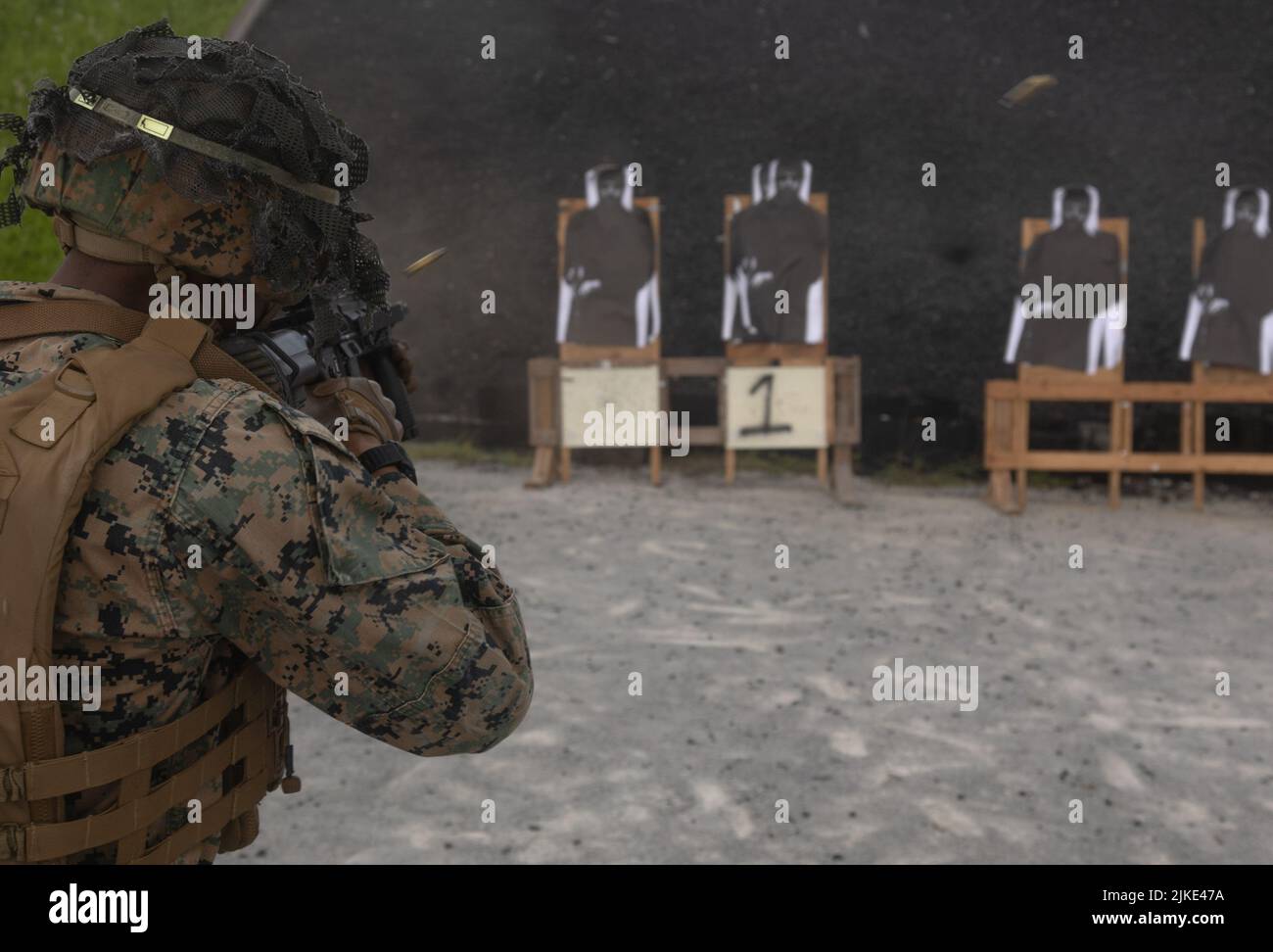 U.S. Marine Corps Cpl. Quinton Griffin, a rifleman with 3d Battalion ...