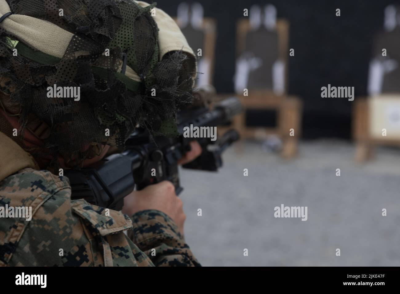 U.S. Marine Corps Lance Cpl. Donovan Holder, a rifleman with 3d ...