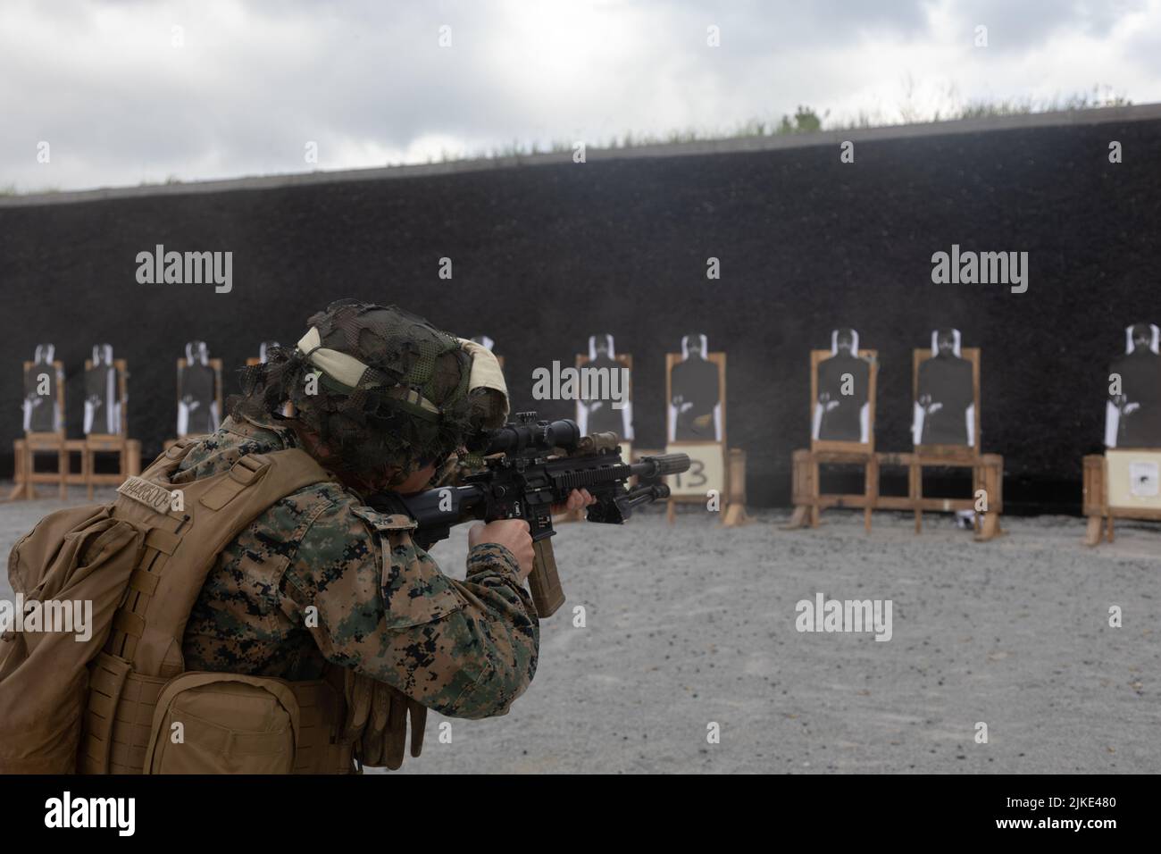U.S. Marine Corps Lance Cpl. Donovan Holder, a rifleman with 3d ...