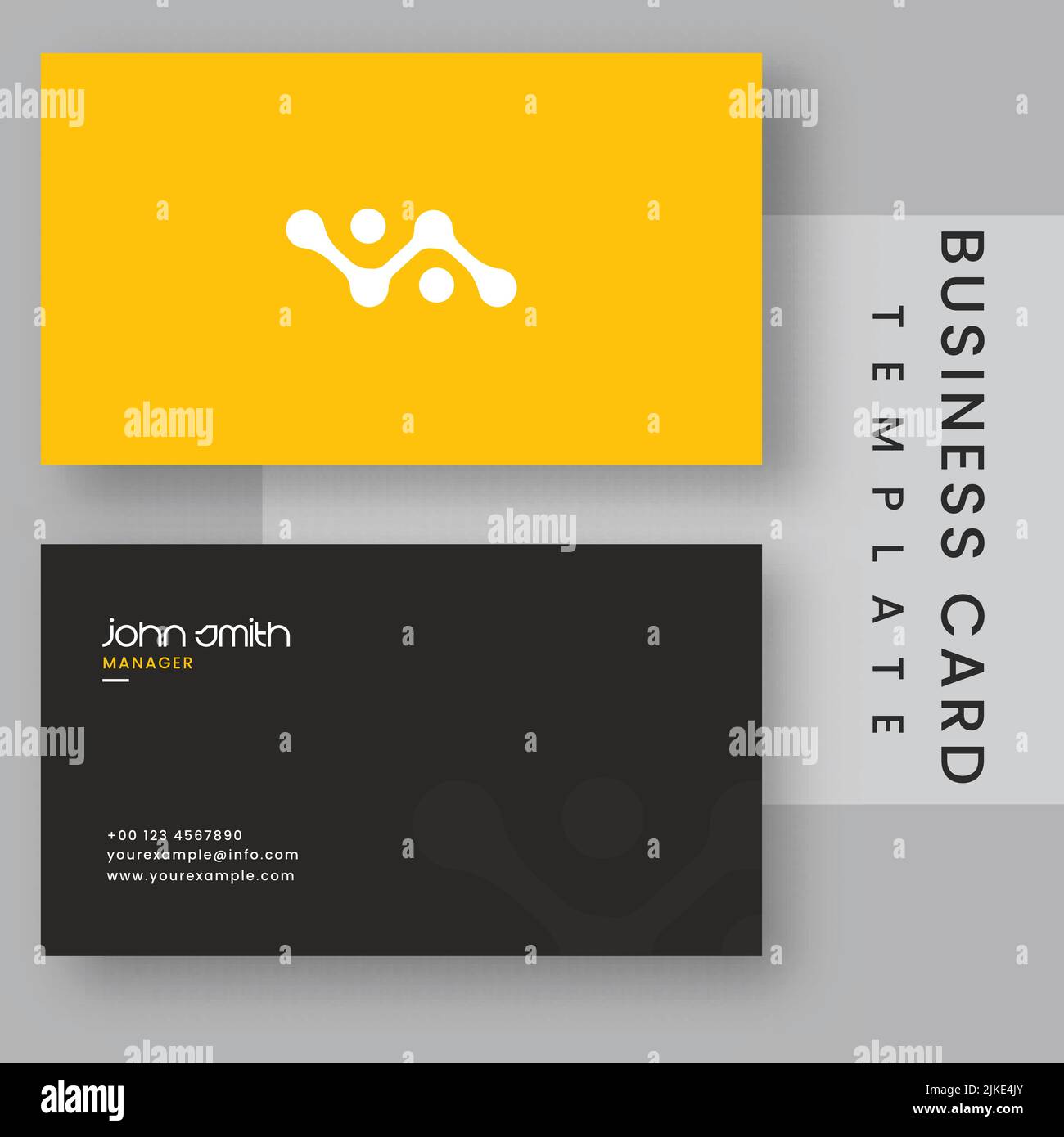 Chrome business card Stock Vector Images - Alamy