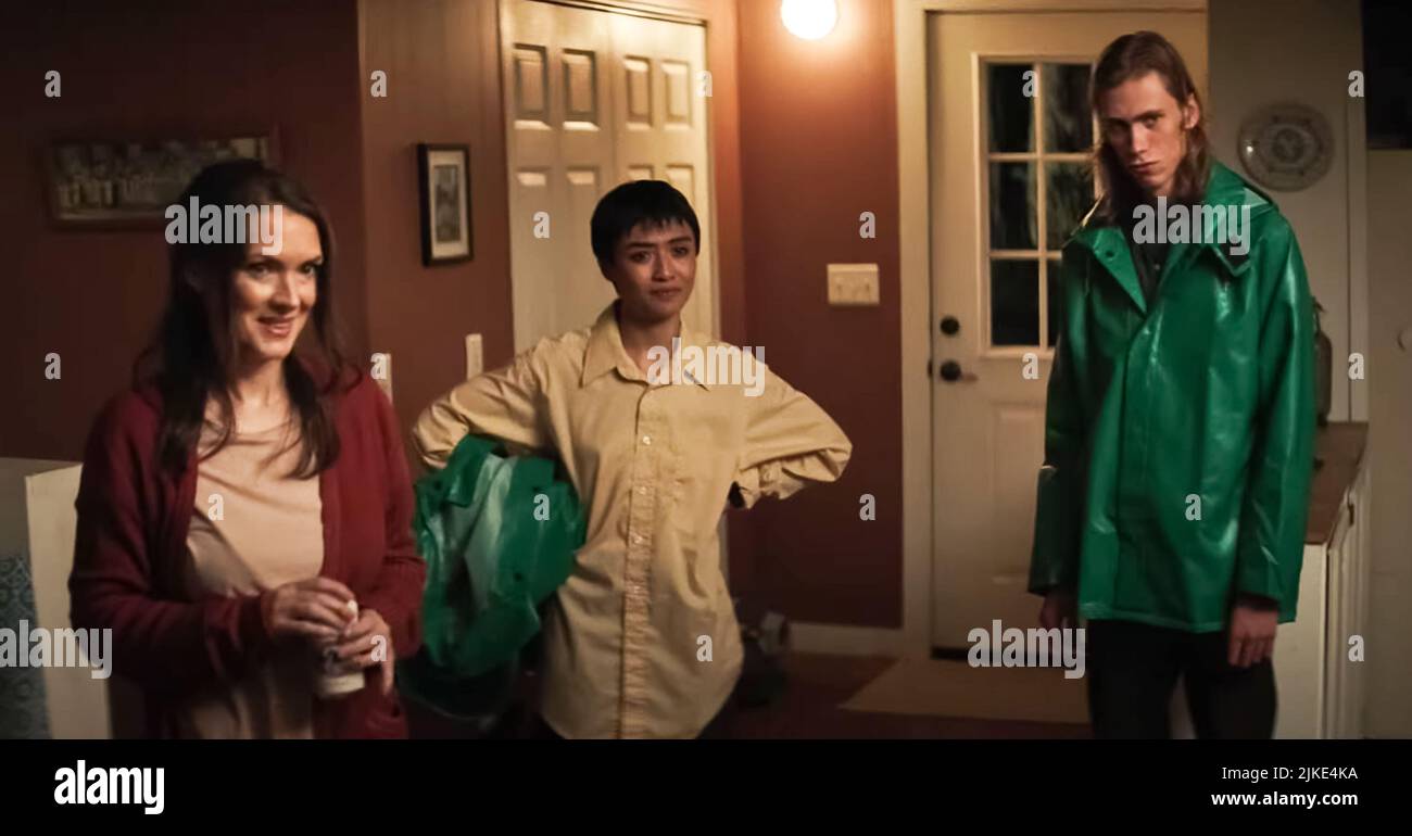 USA. Owen Teague, Winona Ryder and Brianne Tju in a scene from the (C ...