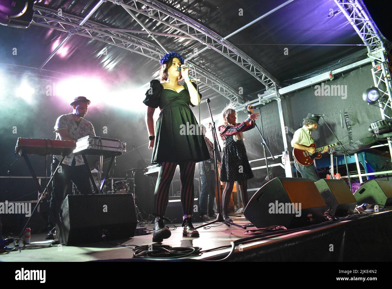 The Electric Swing Circus Performing Live On Stage In Concert, Day 3 Of ...