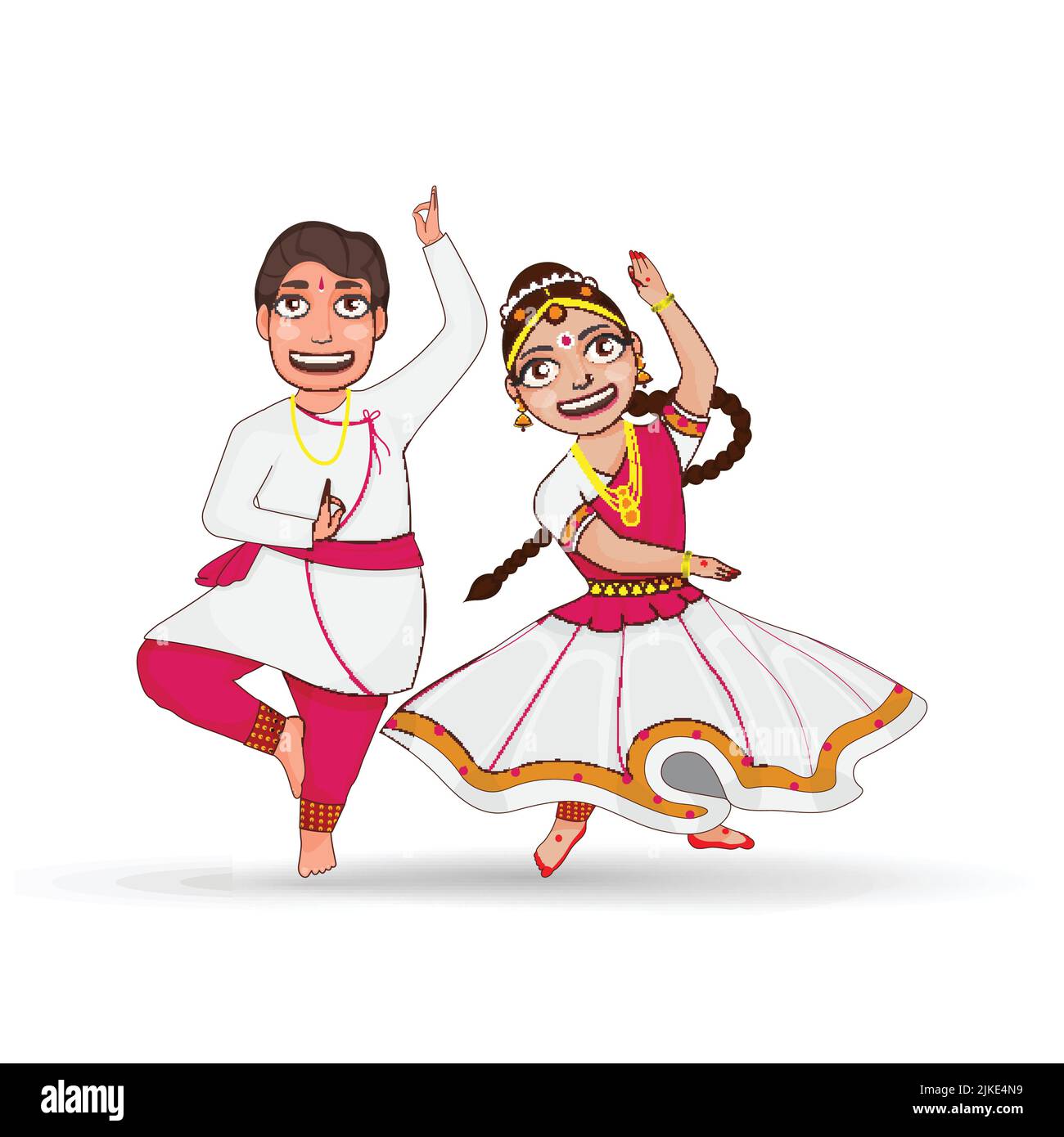 Kathak dance Cut Out Stock Images & Pictures - Alamy