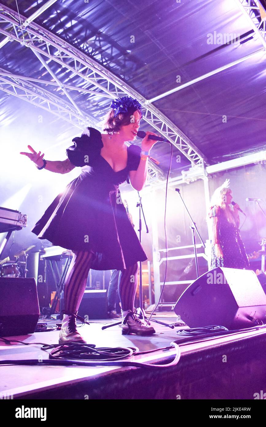 The Electric Swing Circus Performing Live On Stage In Concert, Day 3 Of ...