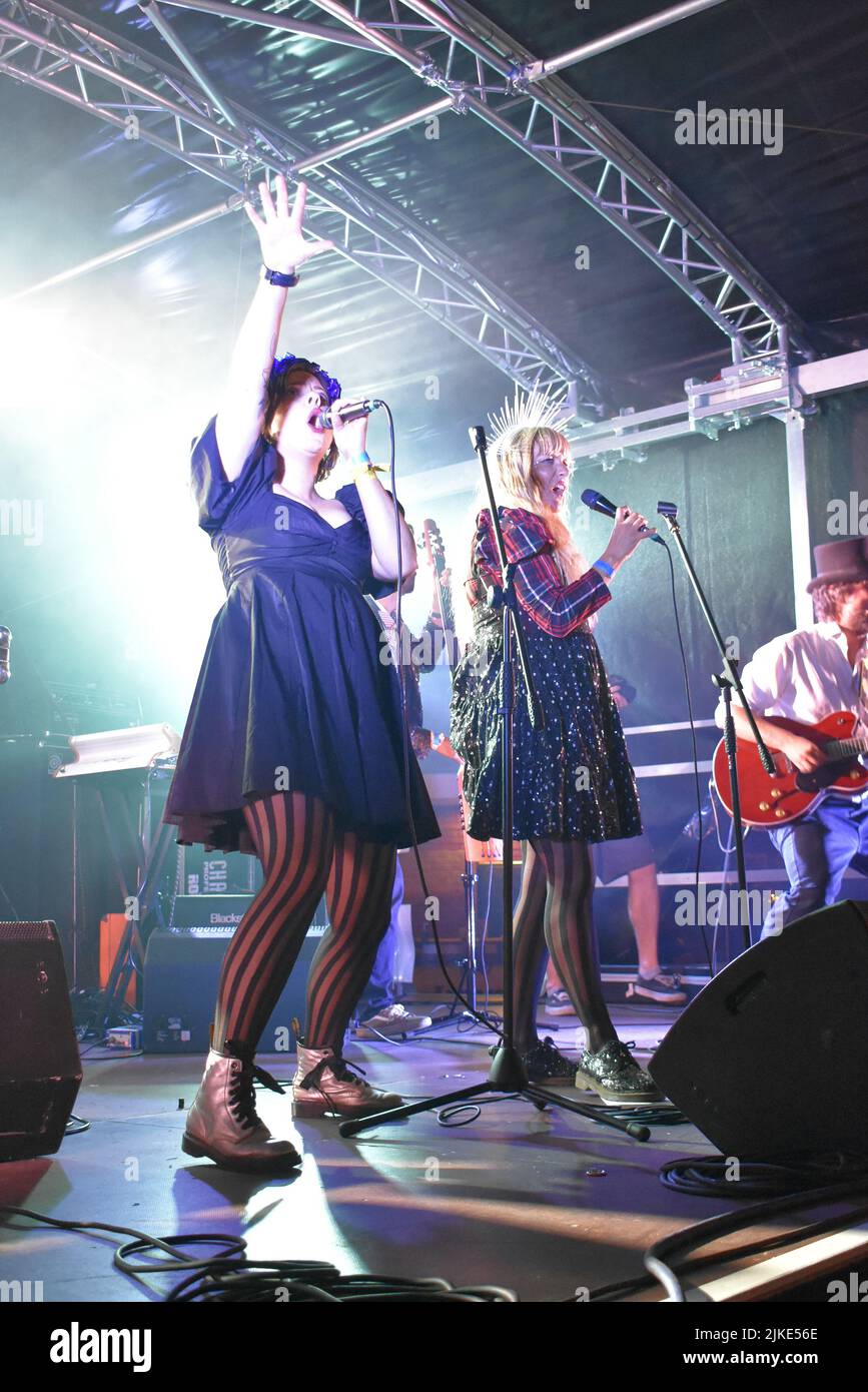 The Electric Swing Circus Performing Live On Stage In Concert, Day 3 Of ...