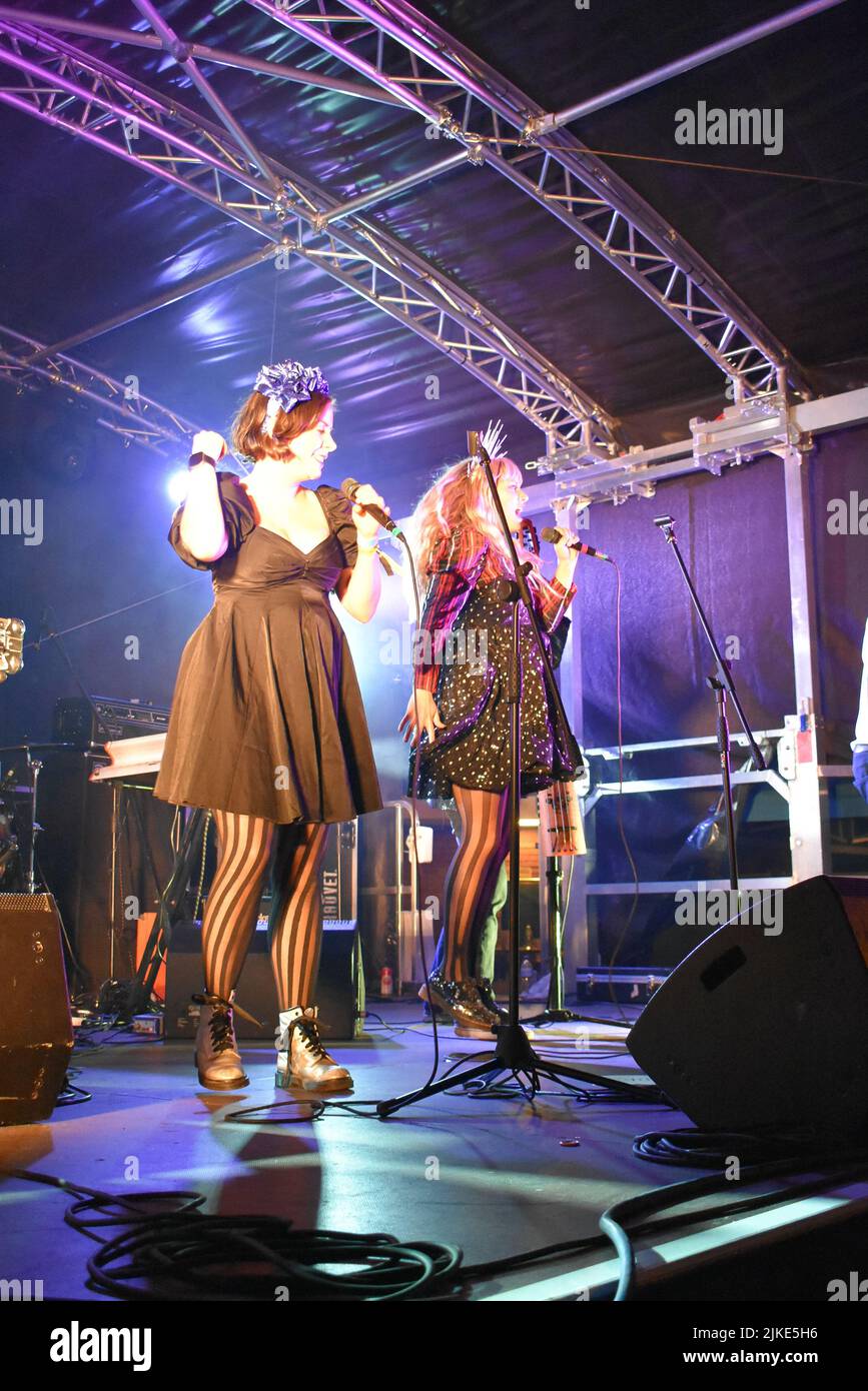 The Electric Swing Circus Performing Live On Stage In Concert, Day 3 Of ...