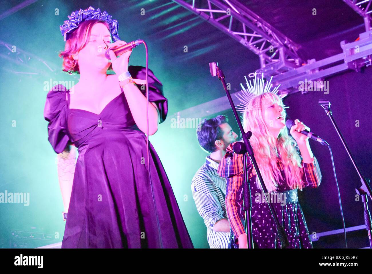 The Electric Swing Circus Performing Live On Stage In Concert, Day 3 Of ...