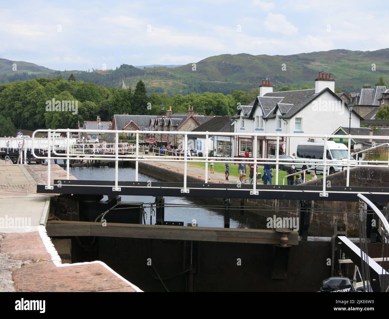 Scottish tourism July 2022: Fort Augustus at the south-west end of Loch ...