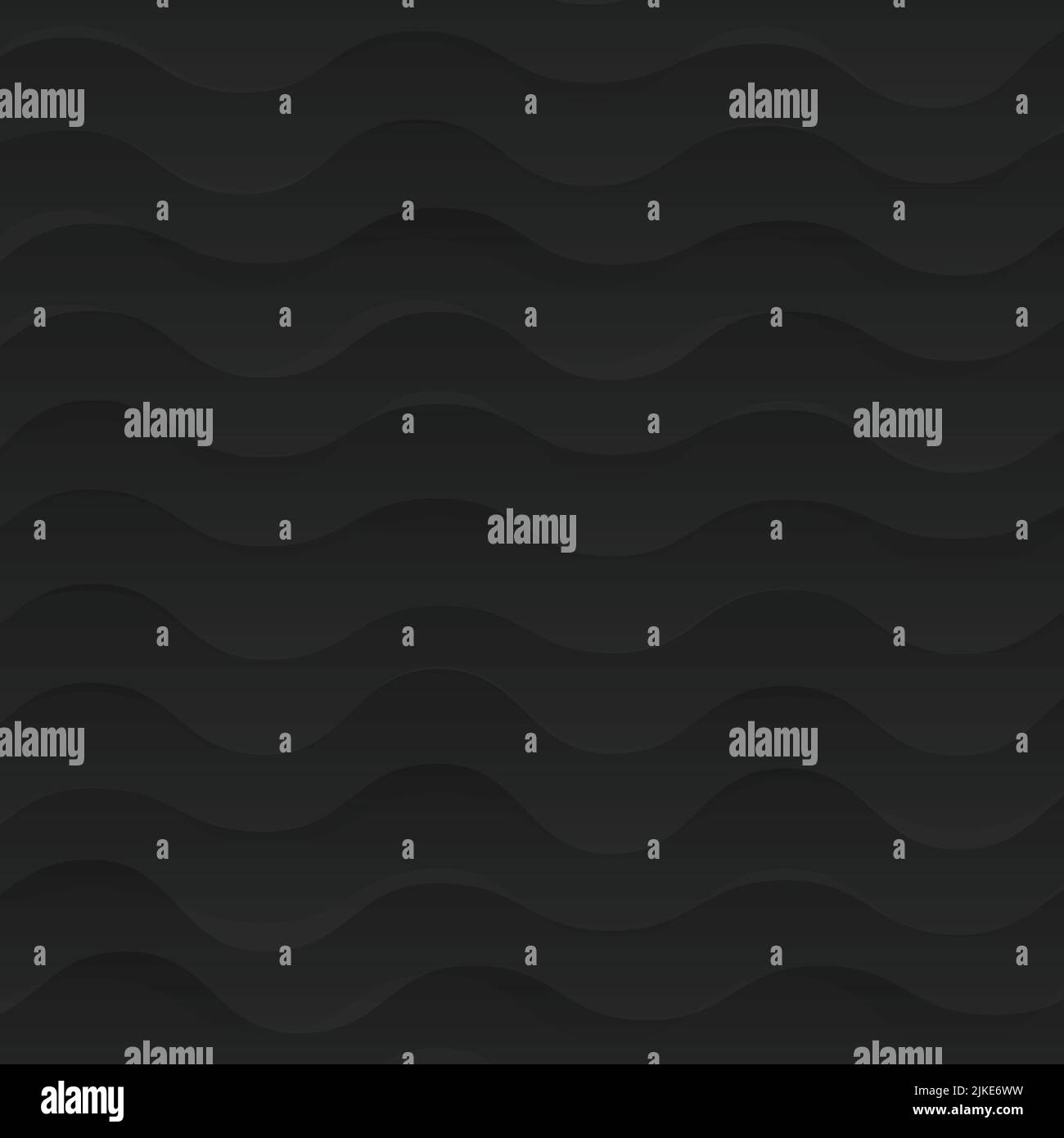 Abstract Overlap Paper Waves Background In Black Color Stock Vector ...