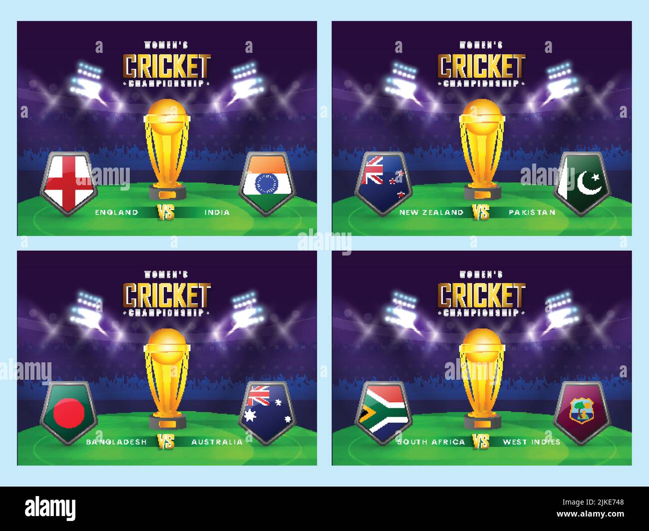 Women's Cricket Championship Social Media Poster Design With ...