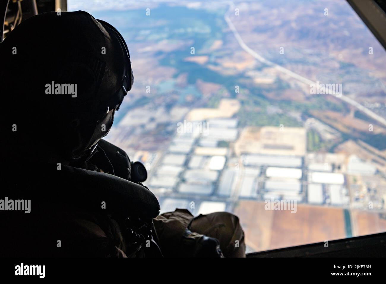 U.S. Marine Corps Sgt. Felipe Jr. Lua, a crew chief with Marine Medium ...