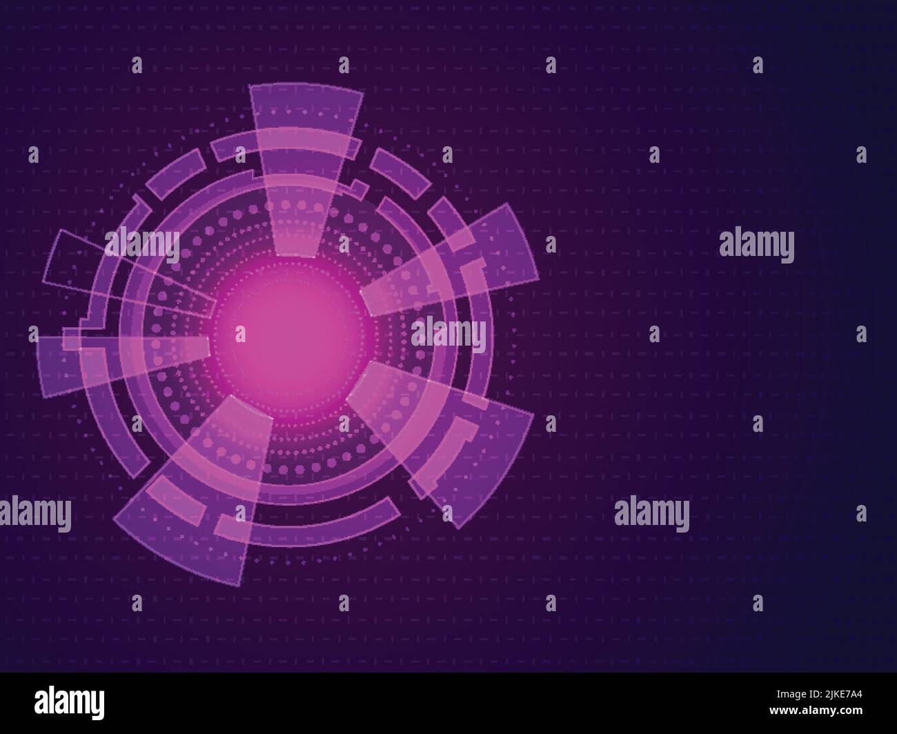 Abstract Futuristic High Tech Background With Copy Space In Pink And ...