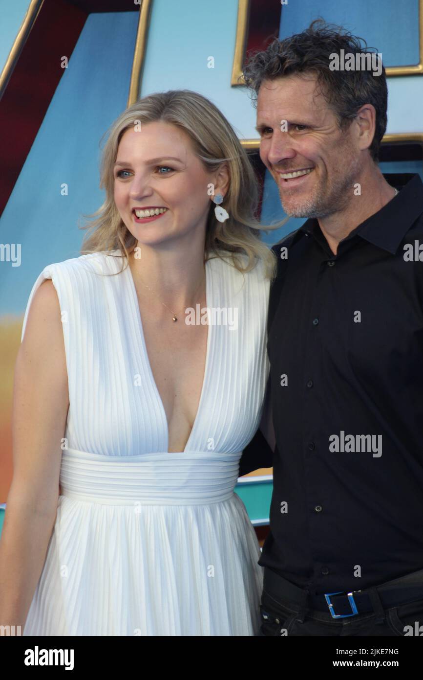 London, UK. Jordan Connell and James Cracknell at the UK Gala Screening ...
