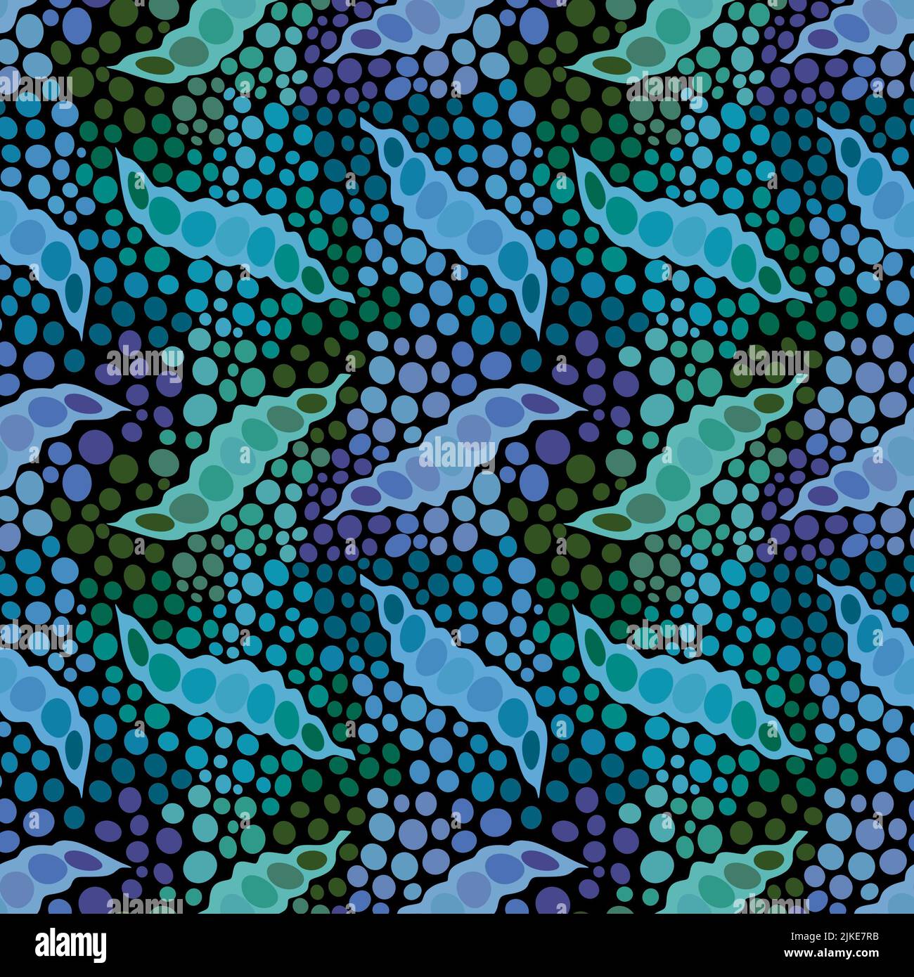 Summer cartoon seamless color beans pattern for notebooks and wrapping ...