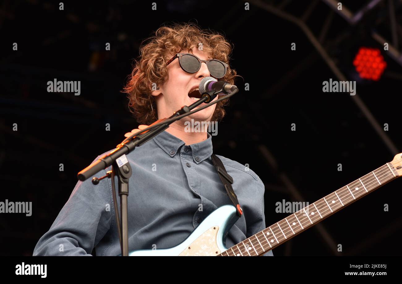 Jack Cochrane From The Snuts Performing Live On Stage In Concert, Day 3 ...