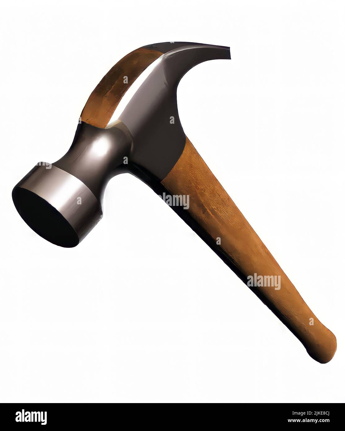3D digital render of a hammer - perfect for your next project! Stock ...