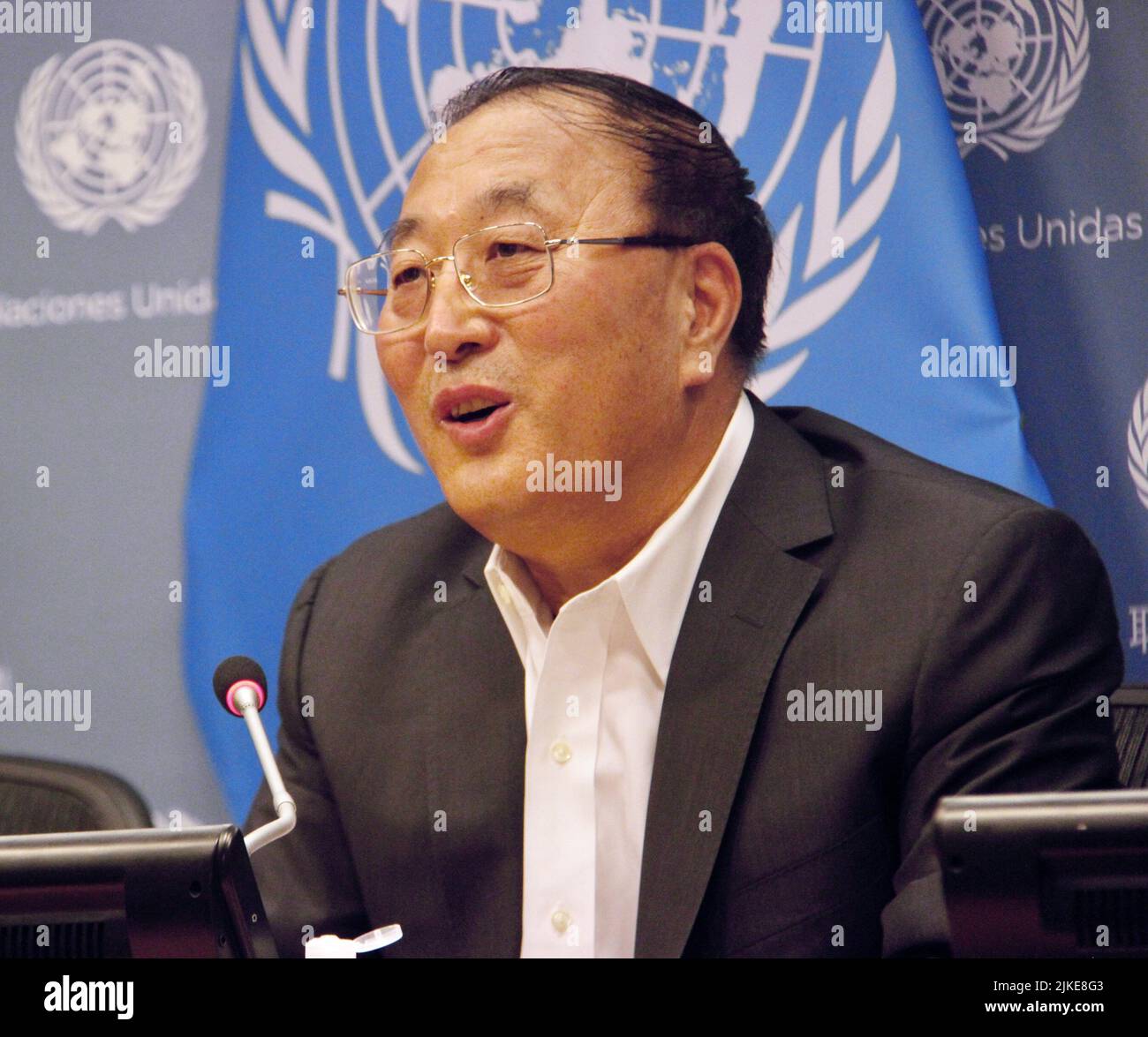 New York, USA. 1st Aug, 2022. (NEW) Press Conference with Ambassador ...