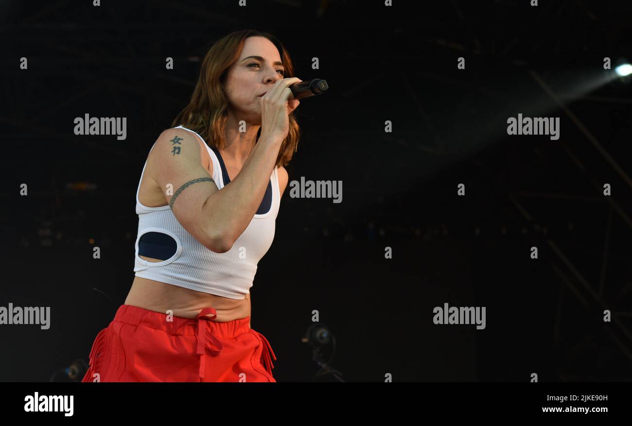 Melanie C, Sporty Spice, Performing Live On Stage In Concert, Day 3 Of ...