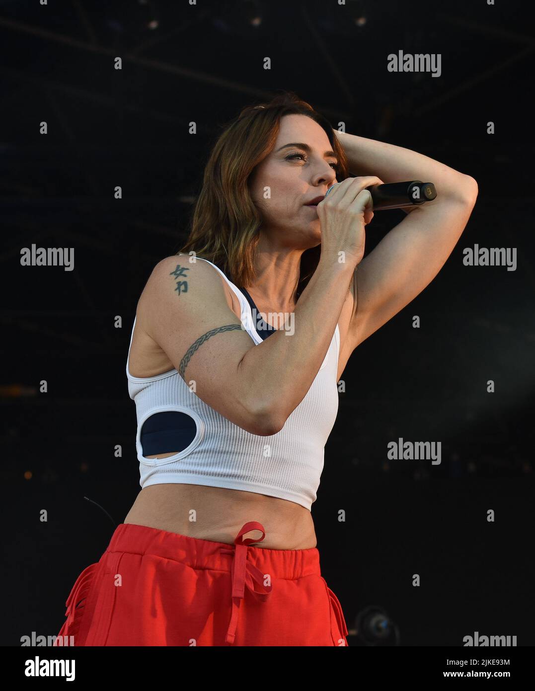 Melanie C, Sporty Spice, Performing Live On Stage In Concert, Day 3 Of ...