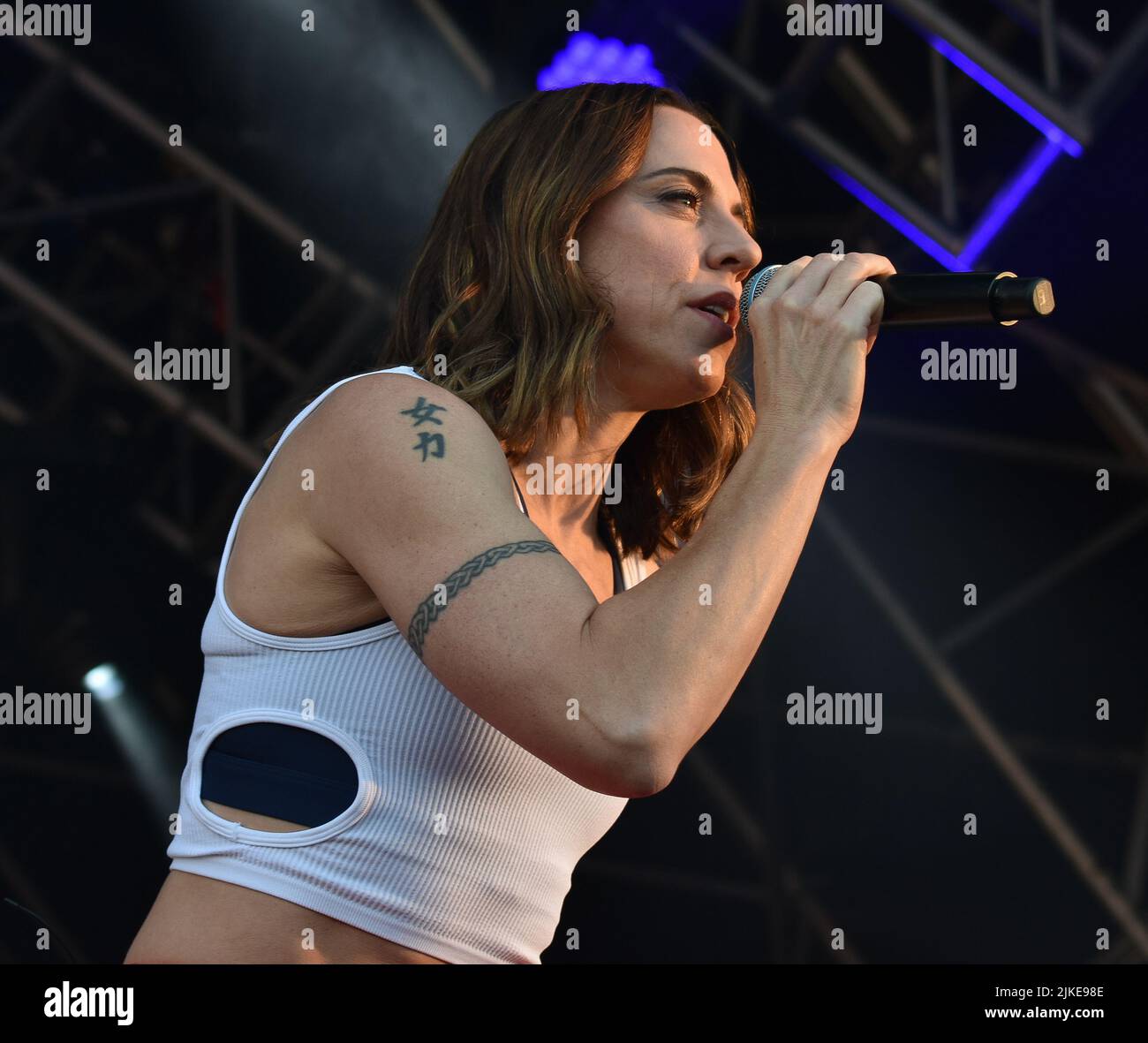 Melanie C, Sporty Spice, Performing Live On Stage In Concert, Day 3 Of ...