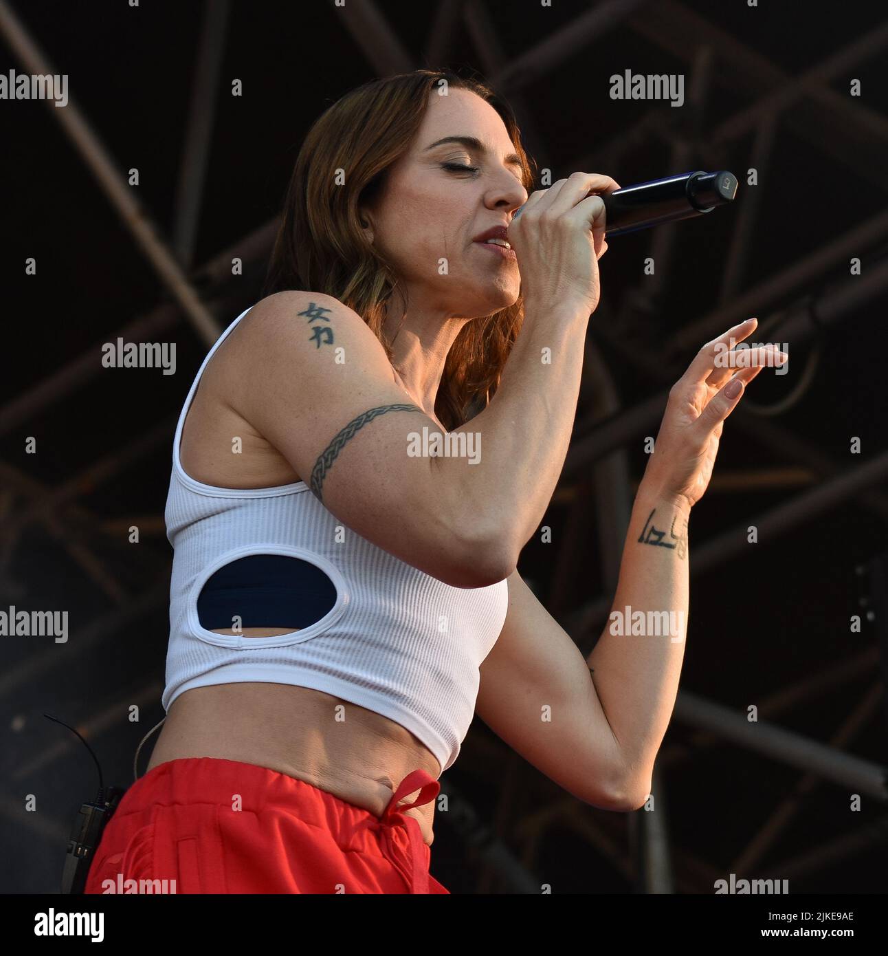 Melanie C, Sporty Spice, Performing Live On Stage In Concert, Day 3 Of ...