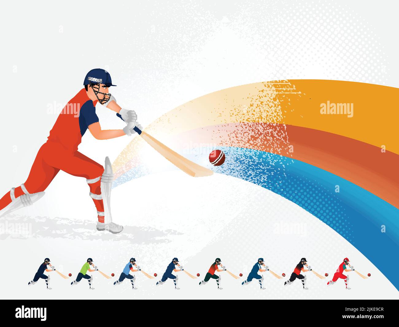Cartoon cricket match hi-res stock photography and images - Alamy