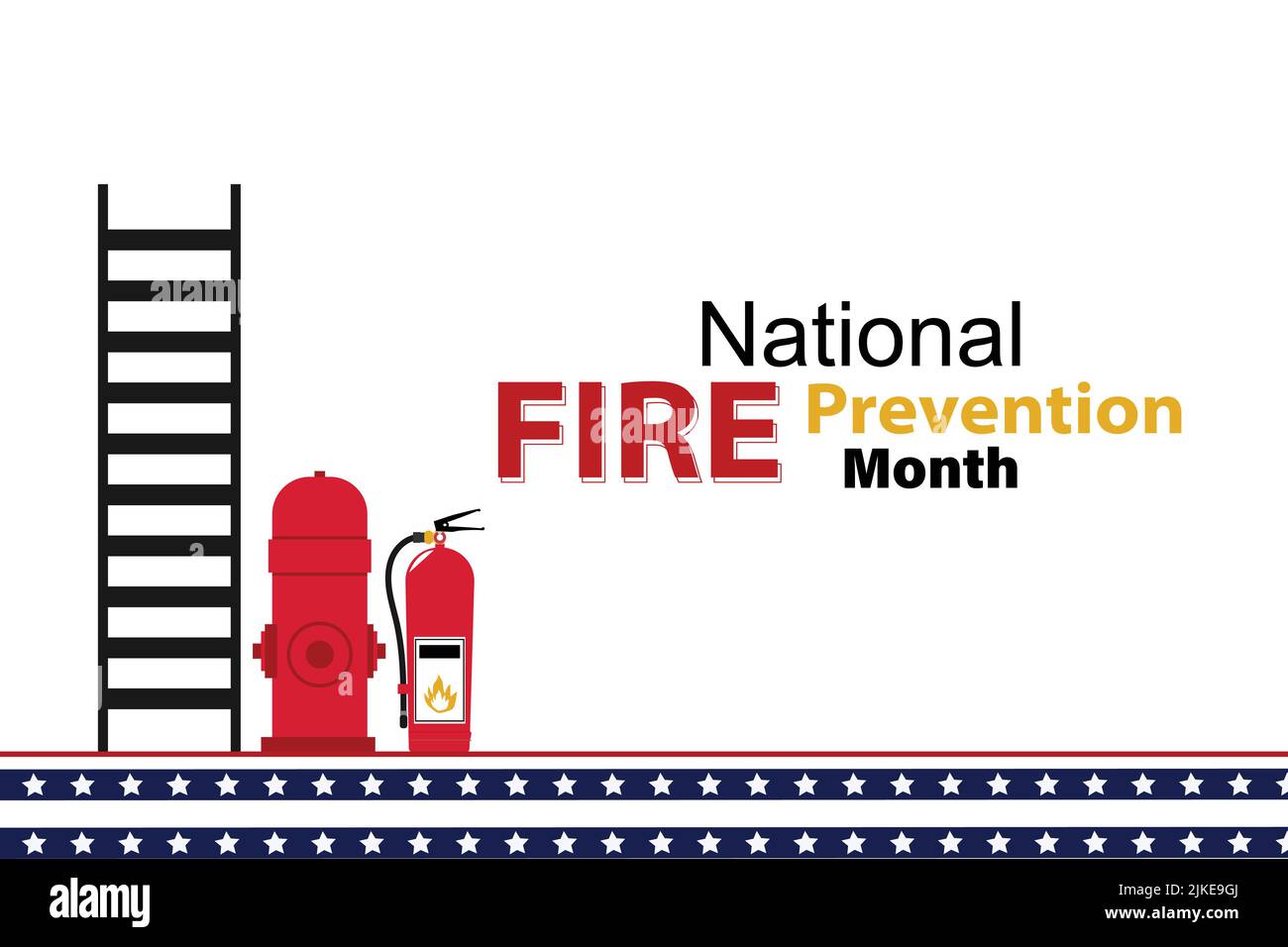 September is National Preparedness month, Vector illustration with ...