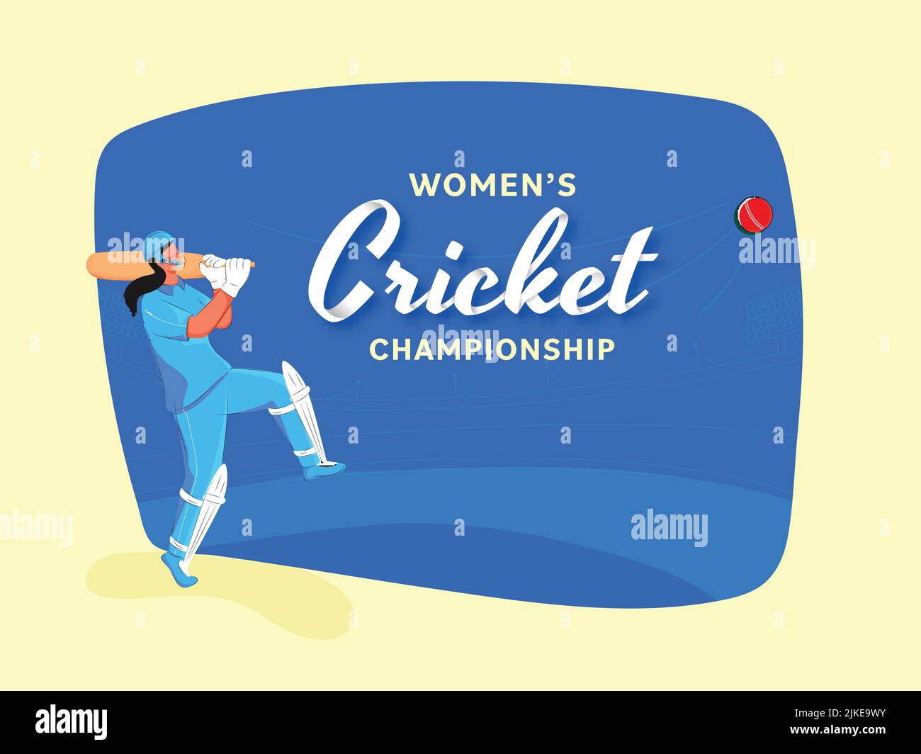 Womens cricket player Stock Vector Images - Alamy