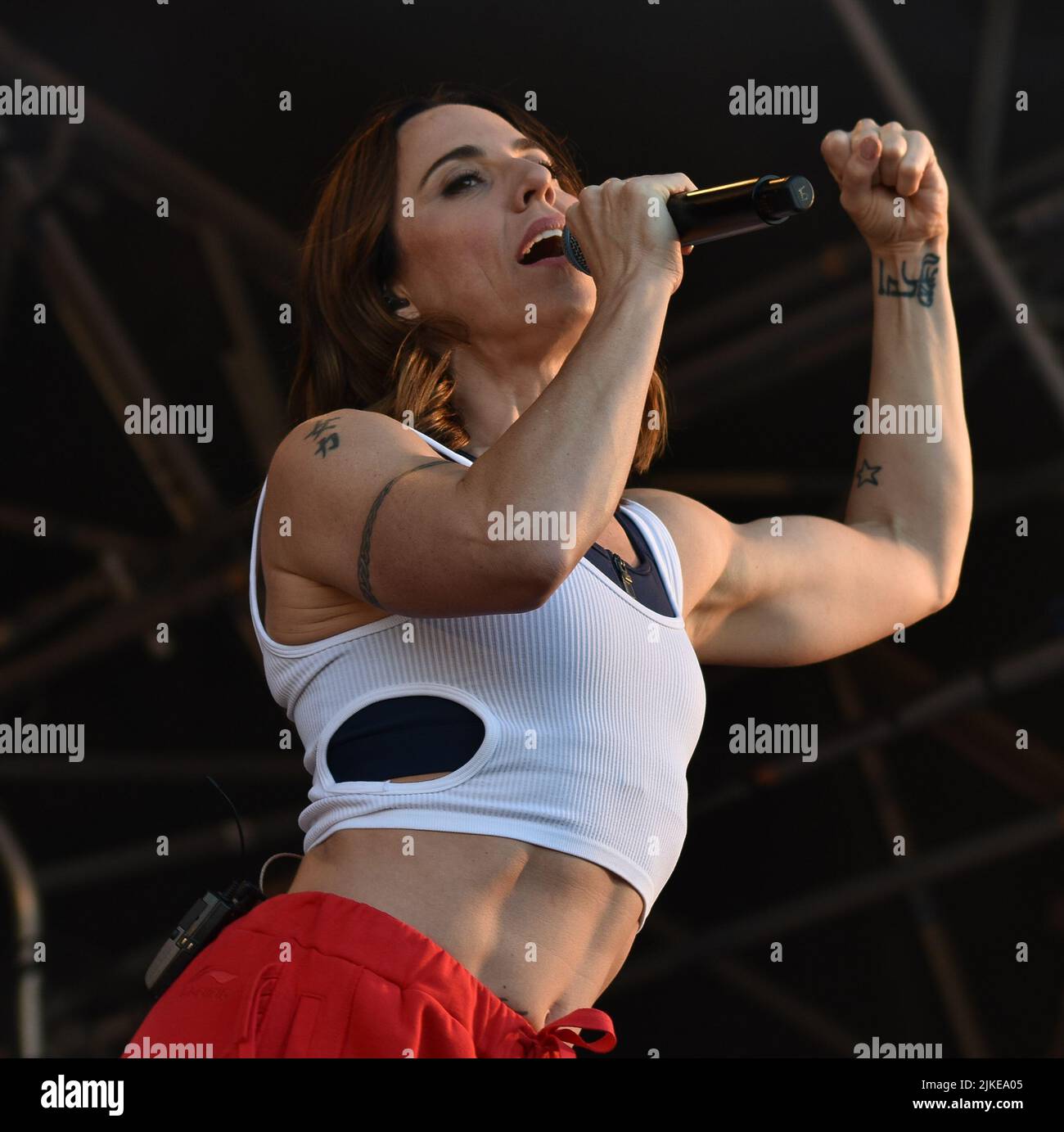 Melanie C, Sporty Spice, Performing Live On Stage In Concert, Day 3 Of ...