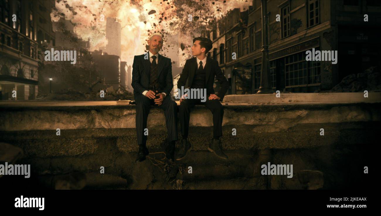 THE UMBRELLA ACADEMY, from left: Colm Feore, Aidan Gallagher, 'Seven ...