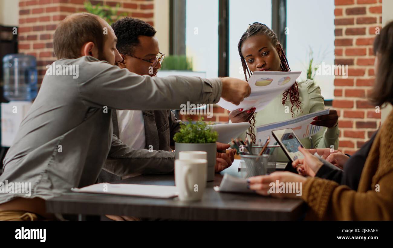 Business people doing teamwork create hi-res stock photography and ...