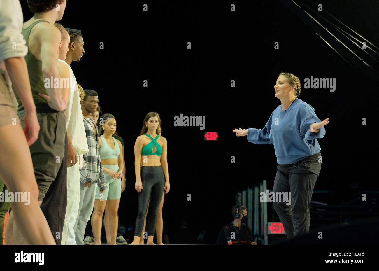 SO YOU THINK YOU CAN DANCE, contestants with choreographer Mandy Moore ...