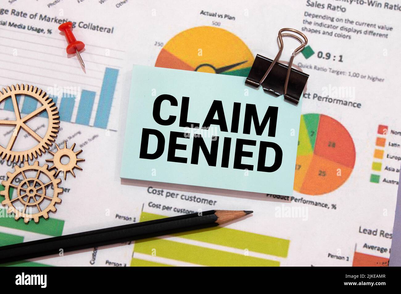 Word writing text Claim Denied. Business concept for Requested ...