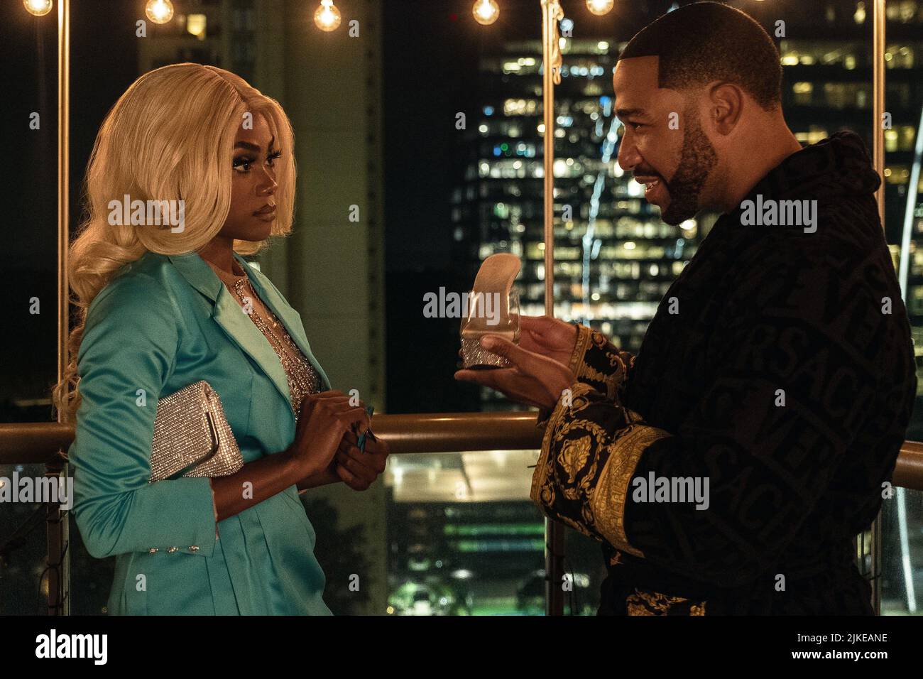 P-VALLEY, from left: Shannon Thornton, Blue Kimble, White Knights ...