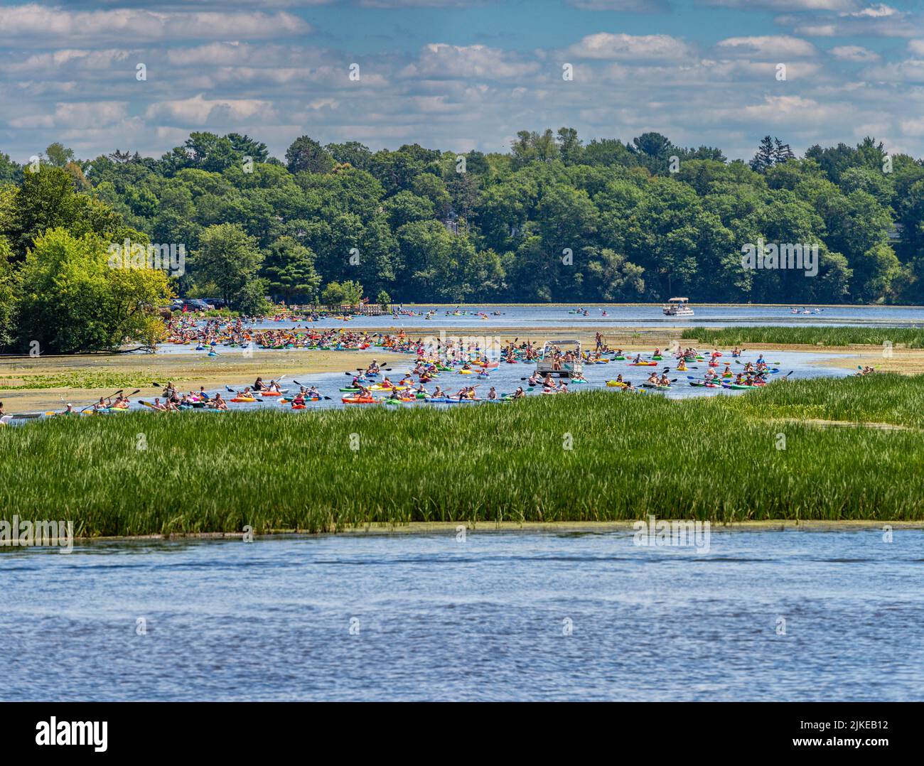 Wausau, Wisconsin, USA, July, 30, 2022: 8th Annual Paddle Pub Crawl on ...