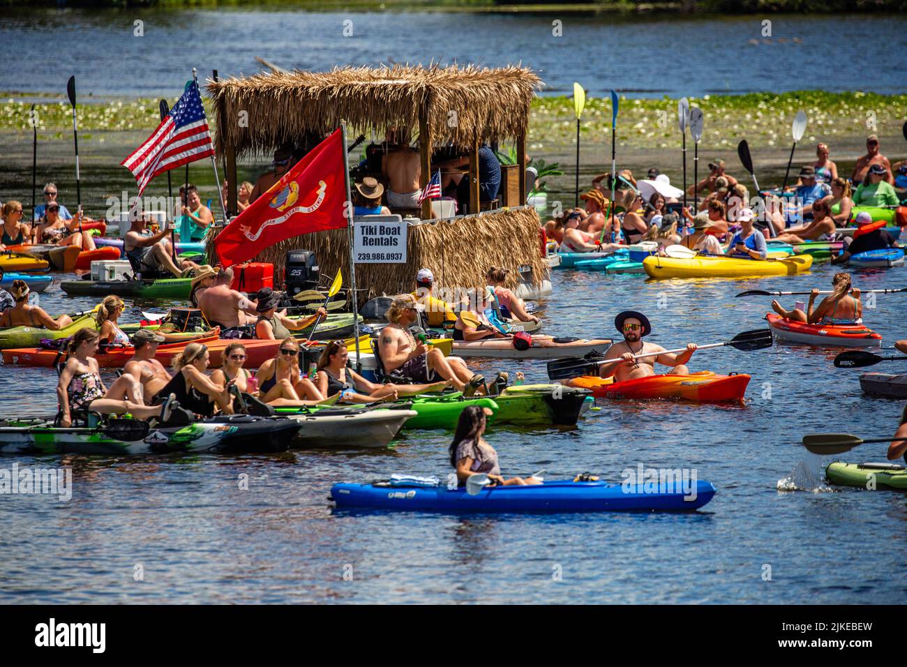 Wausau, Wisconsin, USA, July, 30, 2022: 8th Annual Paddle Pub Crawl on ...